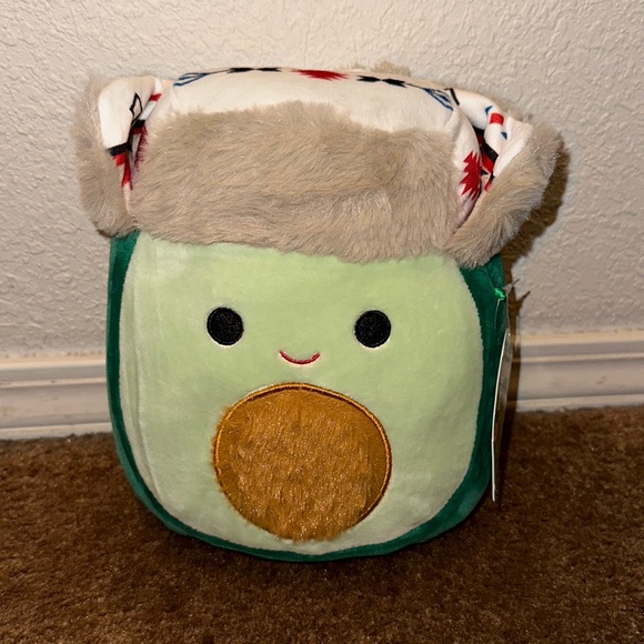Squishmallows | Other | Nwt Austin The Advocado With Eskimo Hat ...